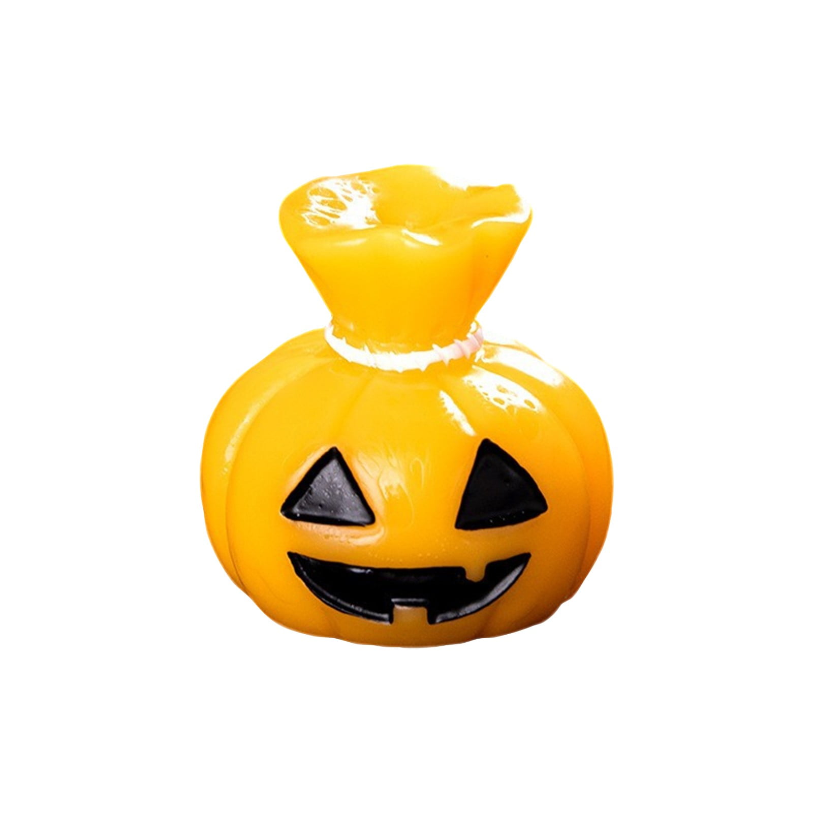 Mini Halloween Pumpkin Figurine - Resin Halloween Decor for Tabletop ...