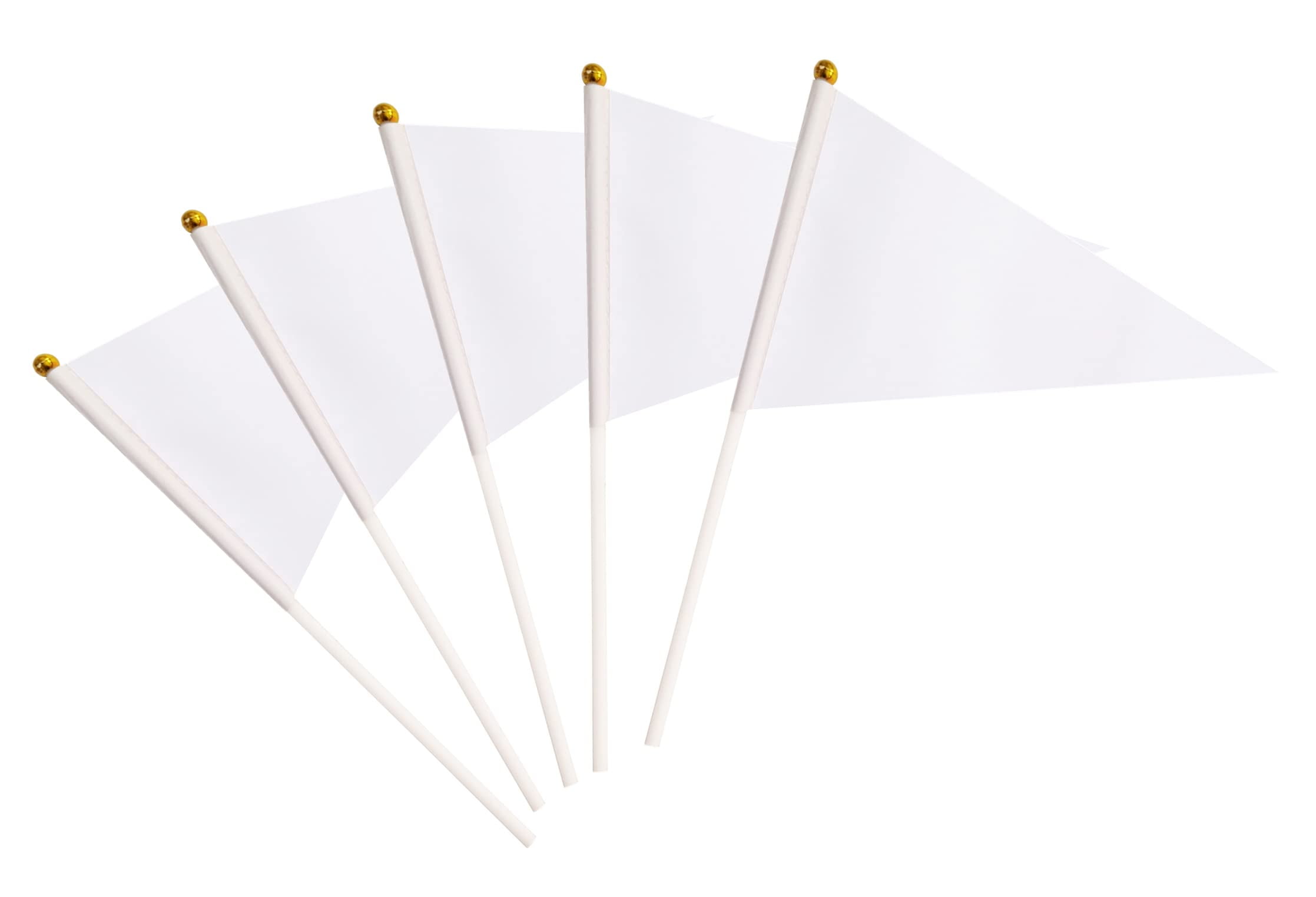 Mini Hand Held Pennant Flags, 25 Pack Small Solid Color Pennant Flags ...