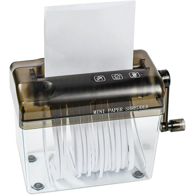 Mini Hand Shredder Portable Paper Shredder Manual Shredder Documents ...