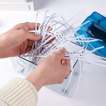 Portable Hand Shredder, Mini Desktop A6 Paper Shredder and Letter ...