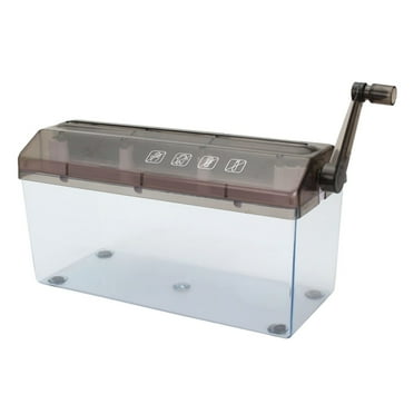 Collections Etc Portable Personal Manual Paper Desktop Shredder ...