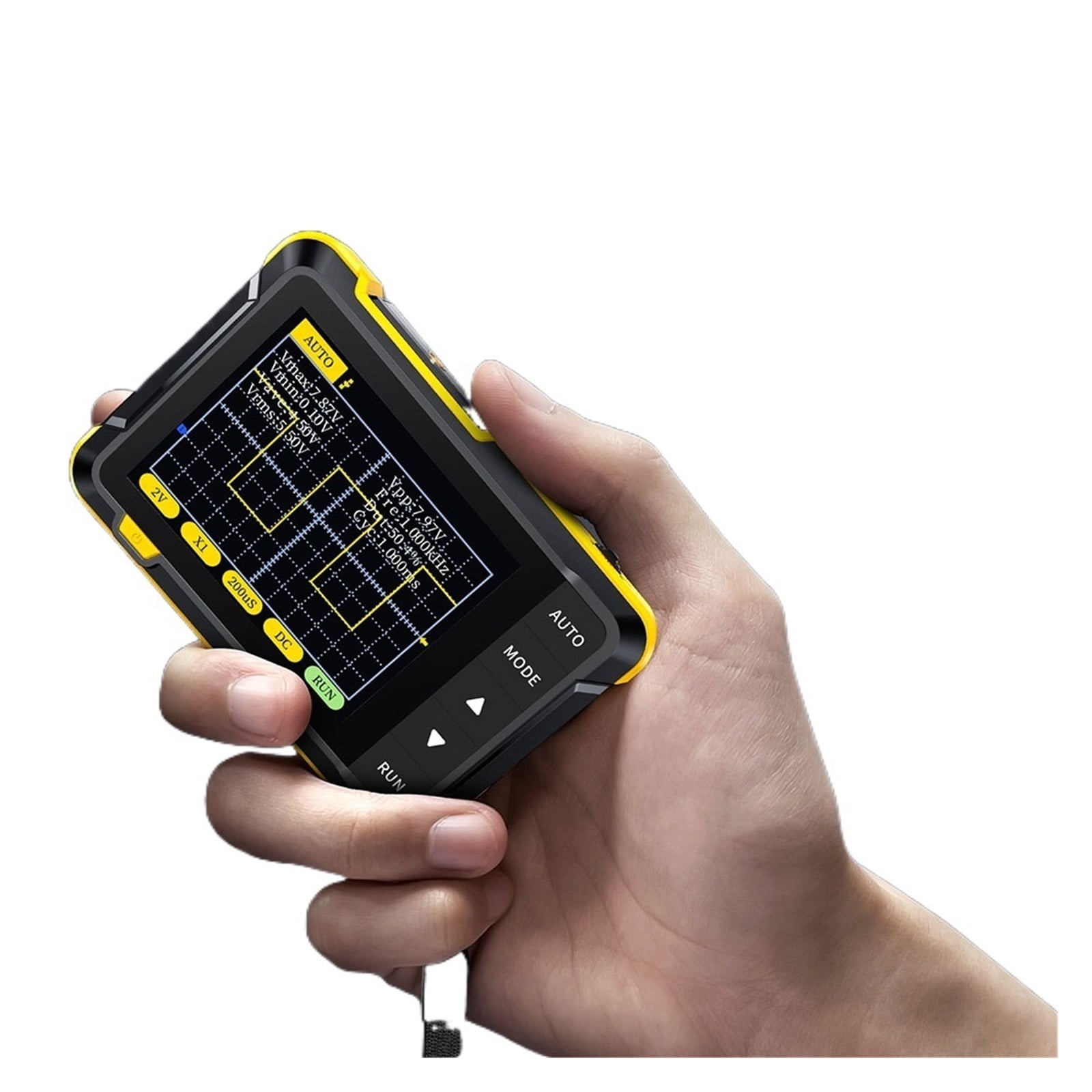 Mini Handheld Digital Oscilloscope 2.5MSa/s 200KHz Analog Bandwidth ...