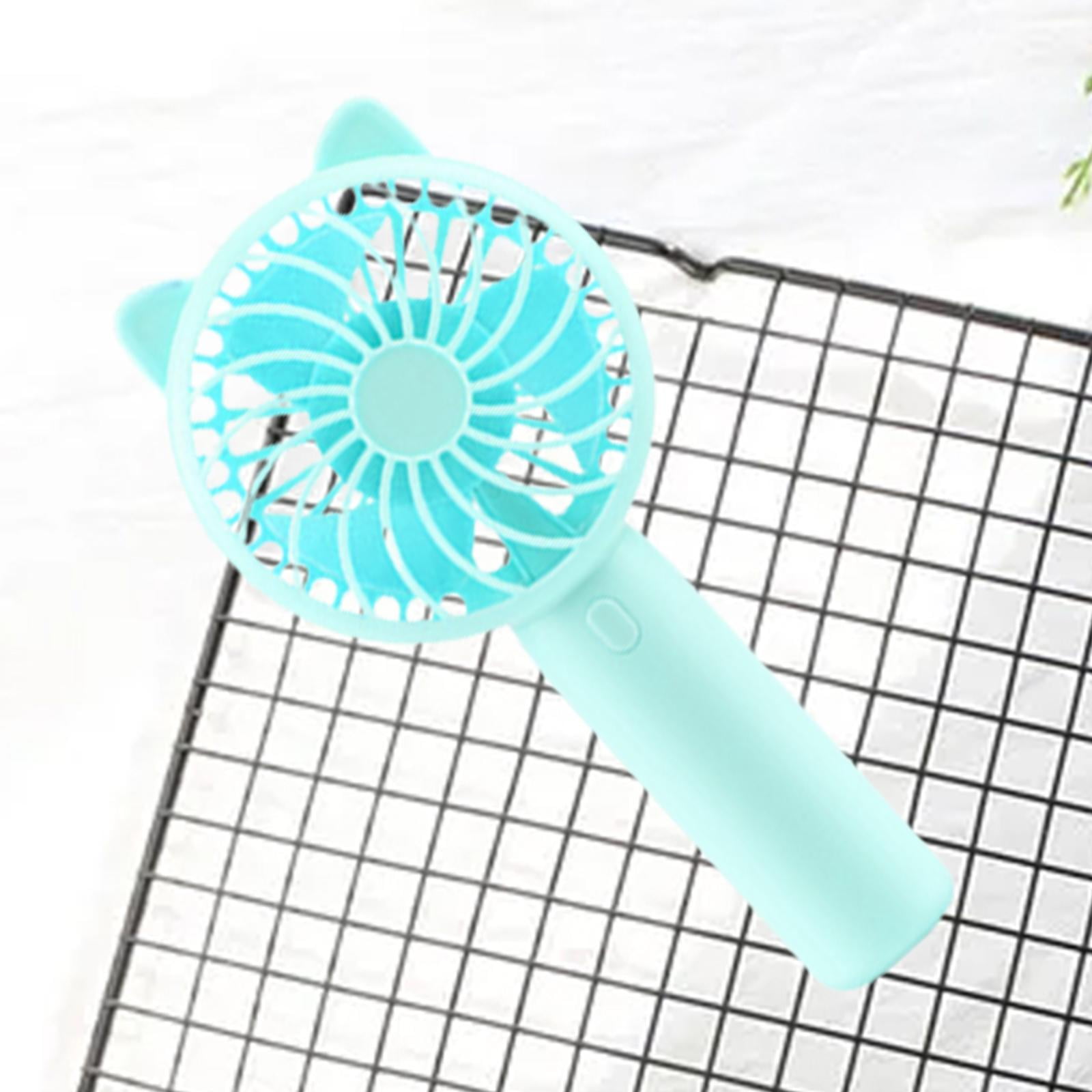 Mini Handheld Fan Battery Operated 3 Adjustable Speed Car Portable Hand ...
