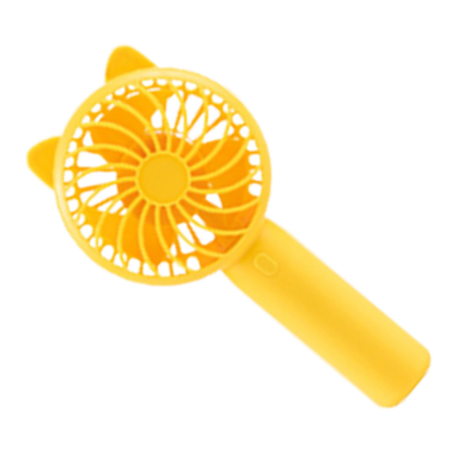 Mini Handheld Fan Office Powered Cooling 3 Speeds Low Noise Small ...