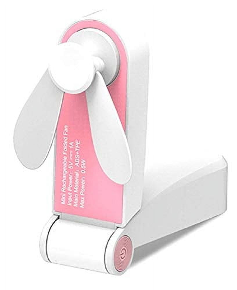 Mini Handheld Fan Personal Portable Desk Stroller Table Fan with USB ...