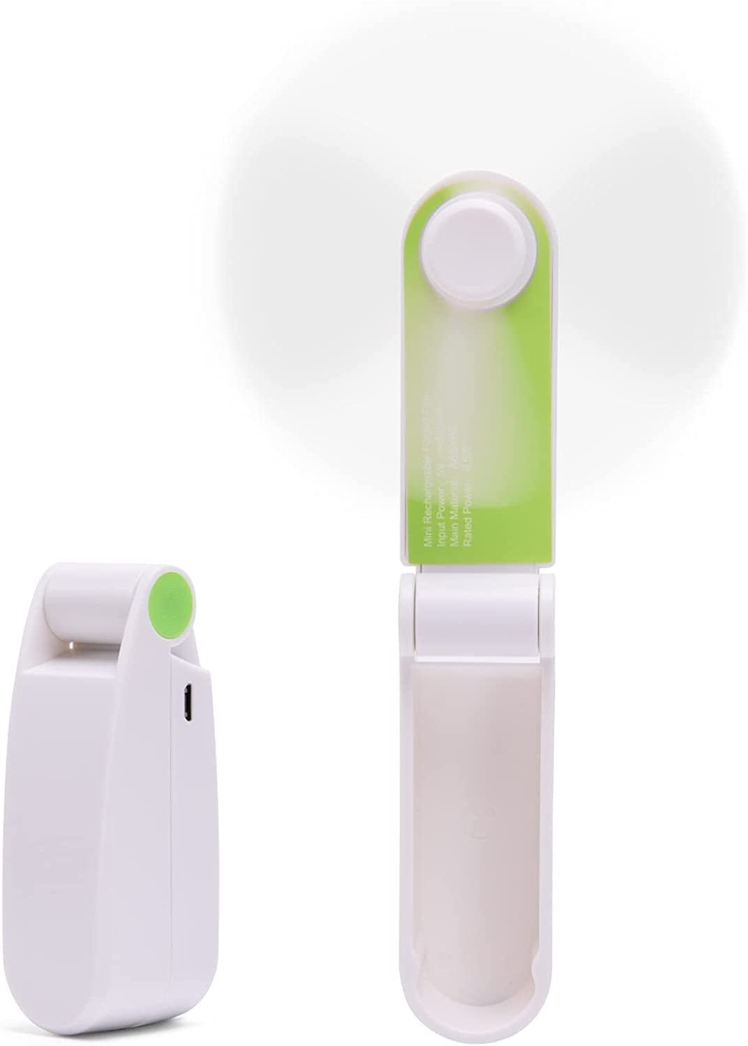 Mini Handheld Fan, Small Portable Pocket Fan, Hand Held Travel Desk Fan ...