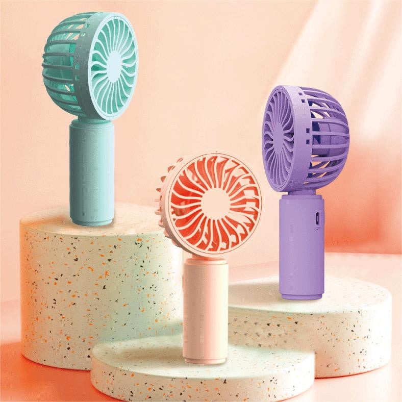 Mini Handheld Fan Usb Charging Outdoor Camping Portable Silent Colorful ...