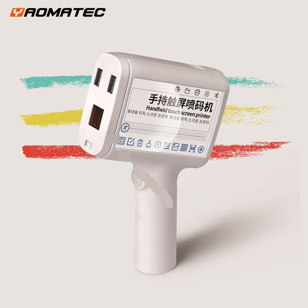 Mini Handheld Inkjet Printer Barcode Barcode Lot Identification Label ...