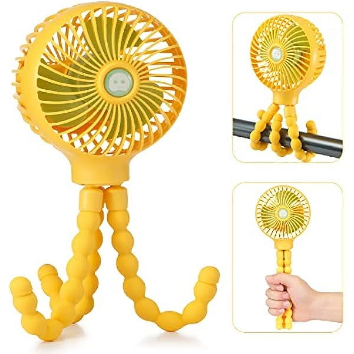 Mini Handheld Personal Portable Fan, Baby Stroller Fan, Car Seat USB or ...