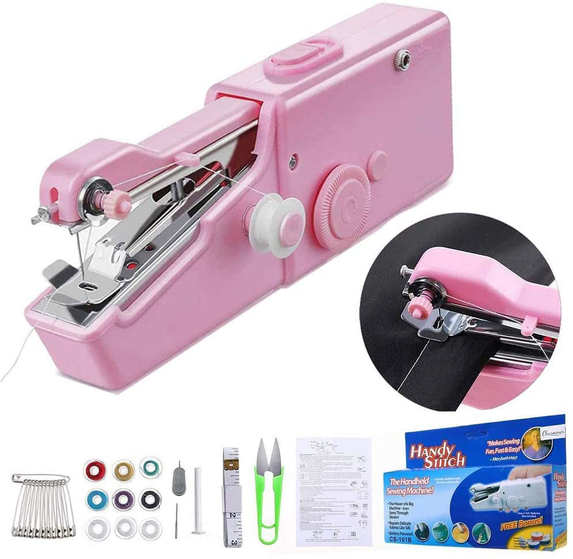 Mini Handheld Sewing Machine,Mini Sewing Professional Cordless Sewing ...