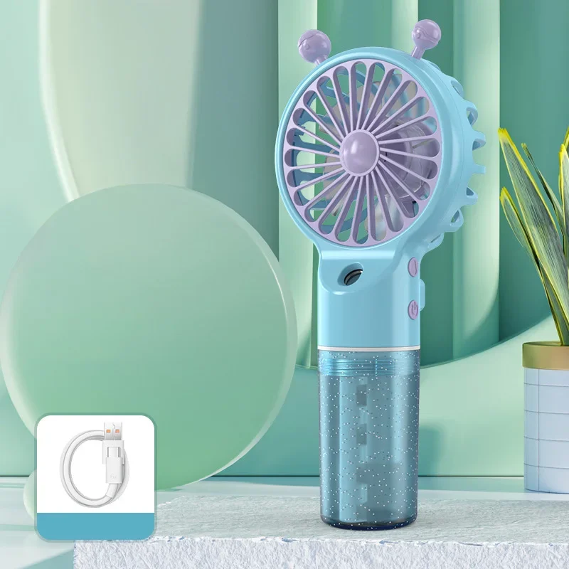 Mini Handheld Spray Fan Water And Electricity Supplement Portable Usb ...