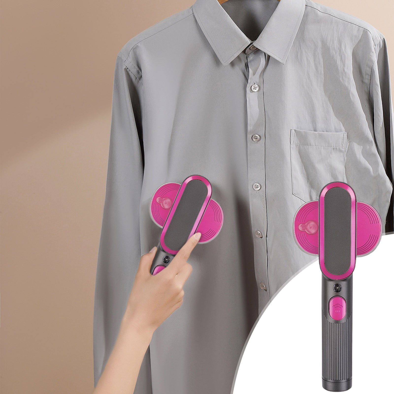 Mini Handheld Steam Iron, Portable Ironing Machine, 800W Power ...