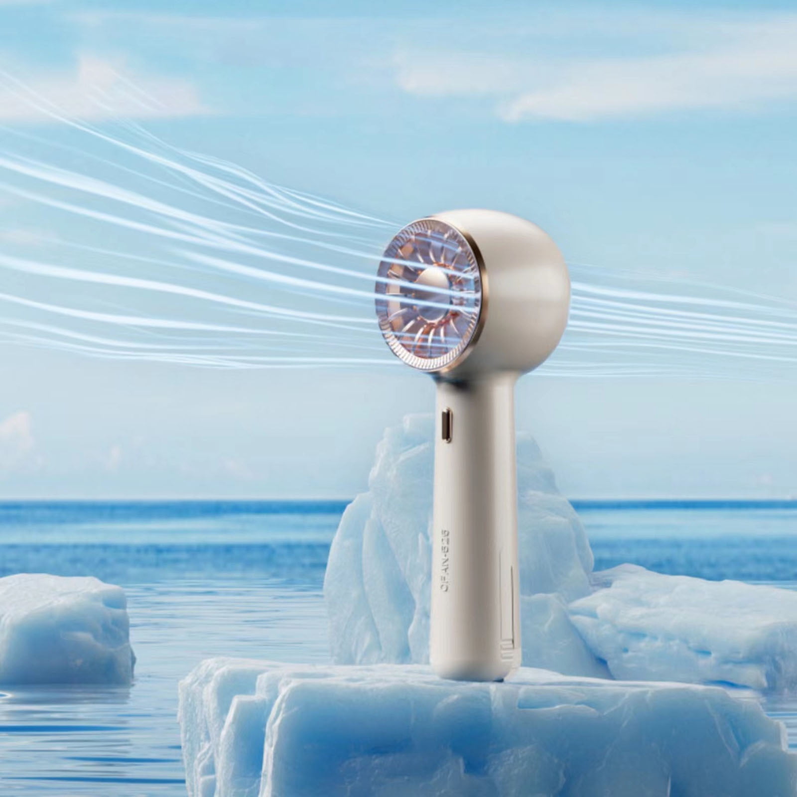 Mini Handheld USB Rechargeable Fan with Water Spray,Quiet Portable Fan ...