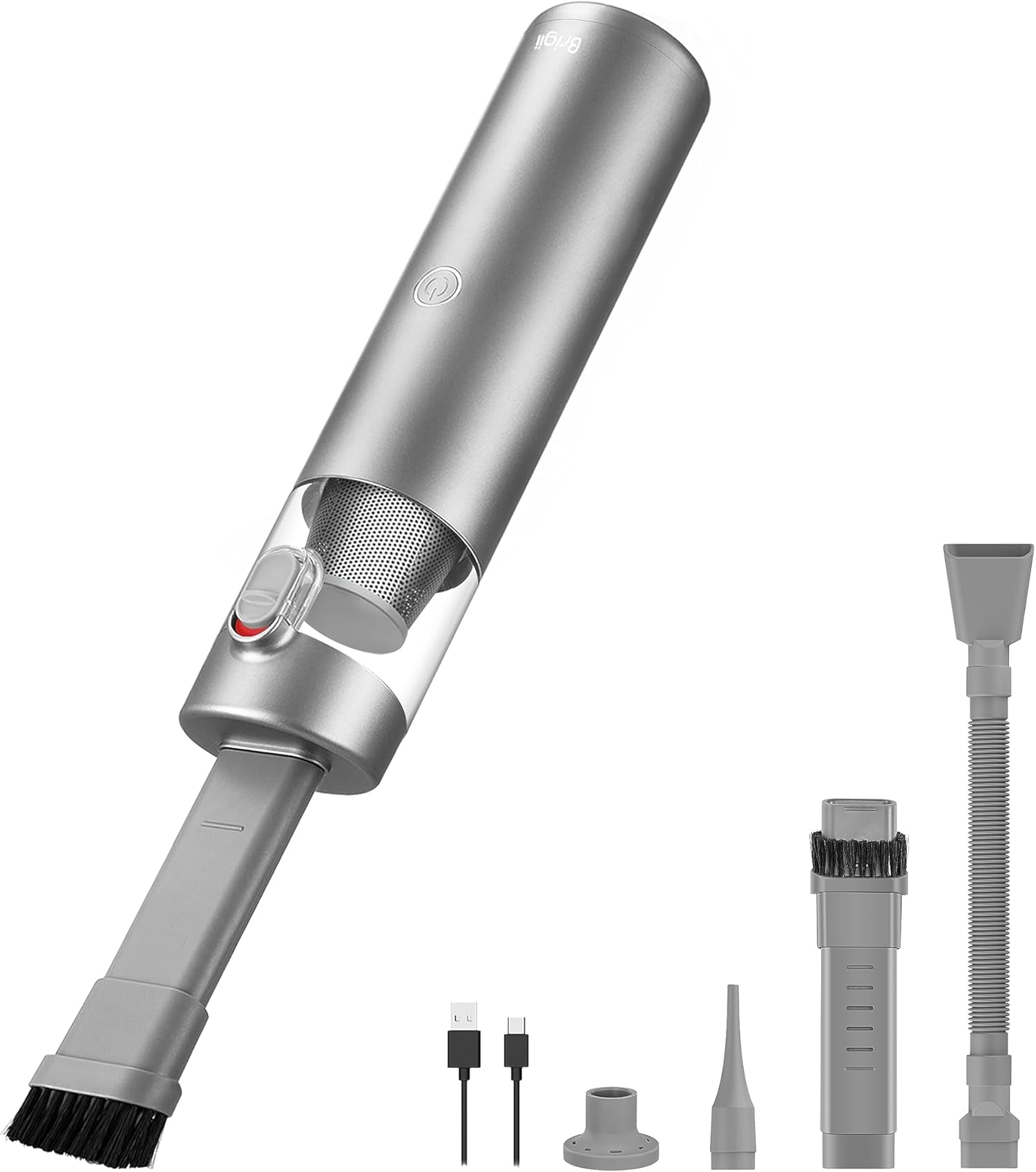 Mini Handheld Vacuum Cordless, 3 in 1- Vacuum & Air Duster & Hand Pump ...