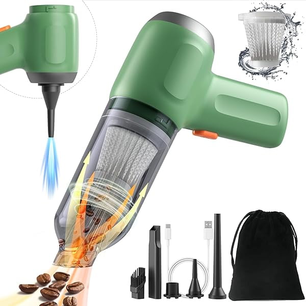 Mini Handheld Vacuum Cordless, Car Vacuum Cleaner Portable Rechargeable ...