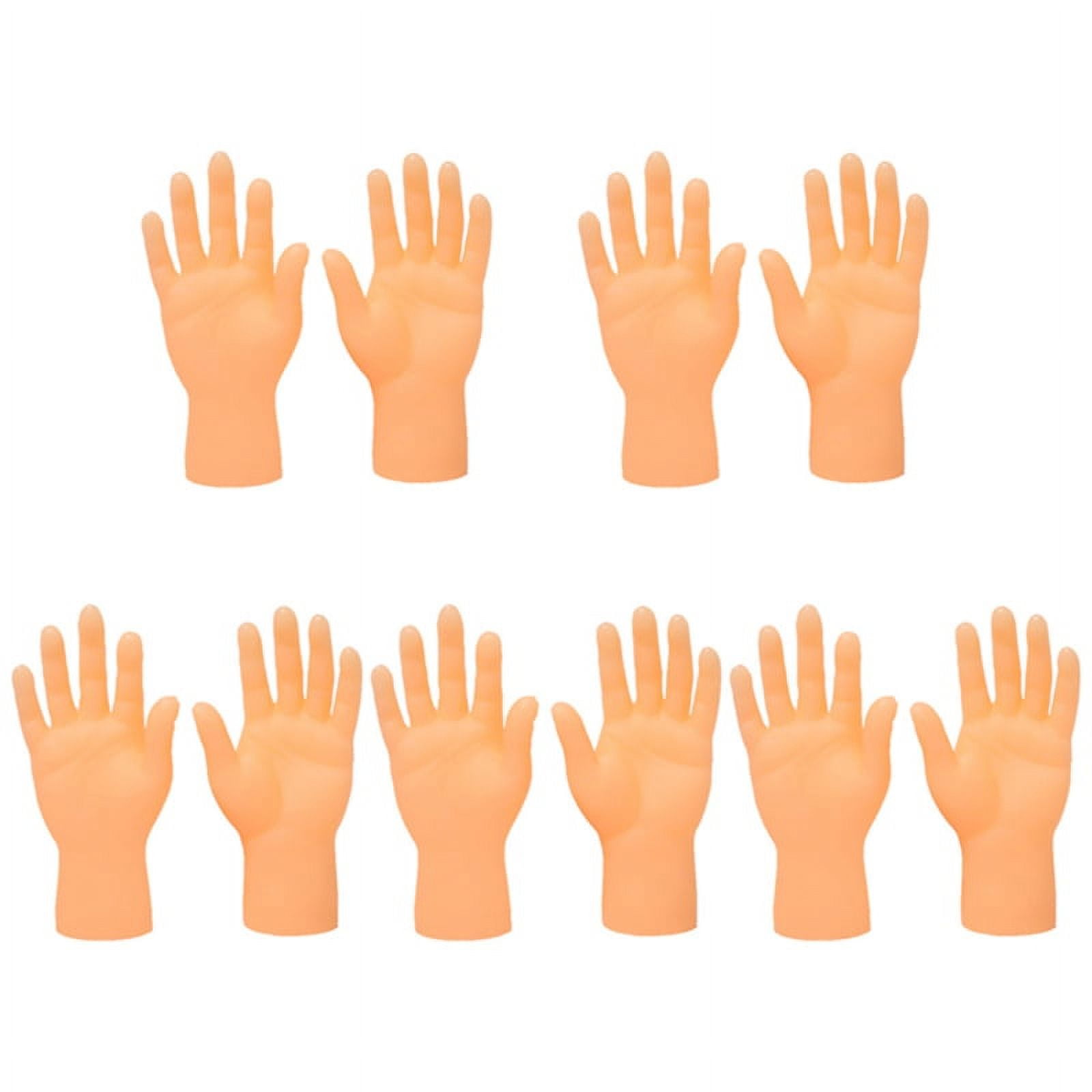 Mini Hands Gesture Finger Puppet Toy Funny Little Hand Model Puppets ...