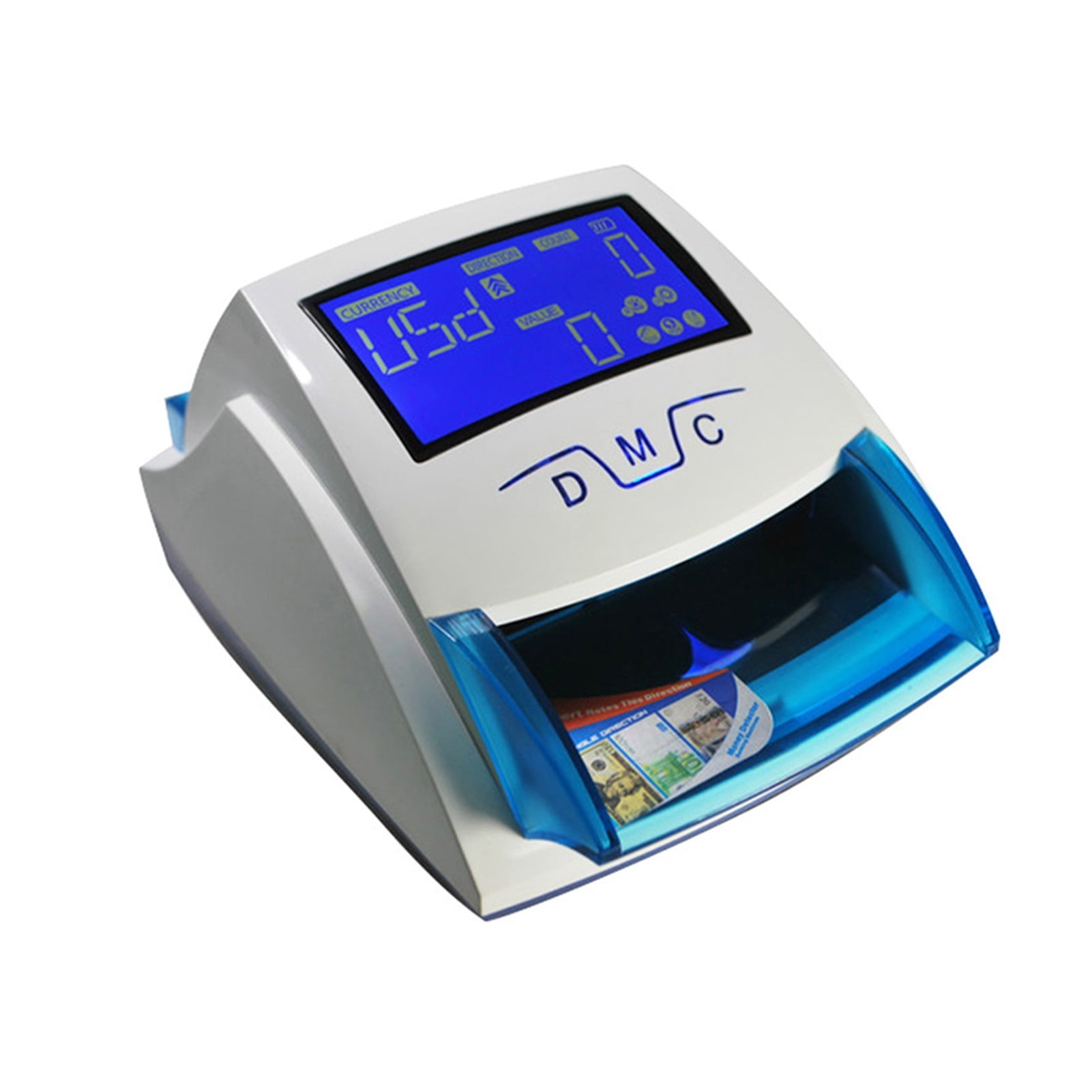 Mini Handy Banknote UV/MG Detecting Machine Fake Euro Notes Money Bill ...