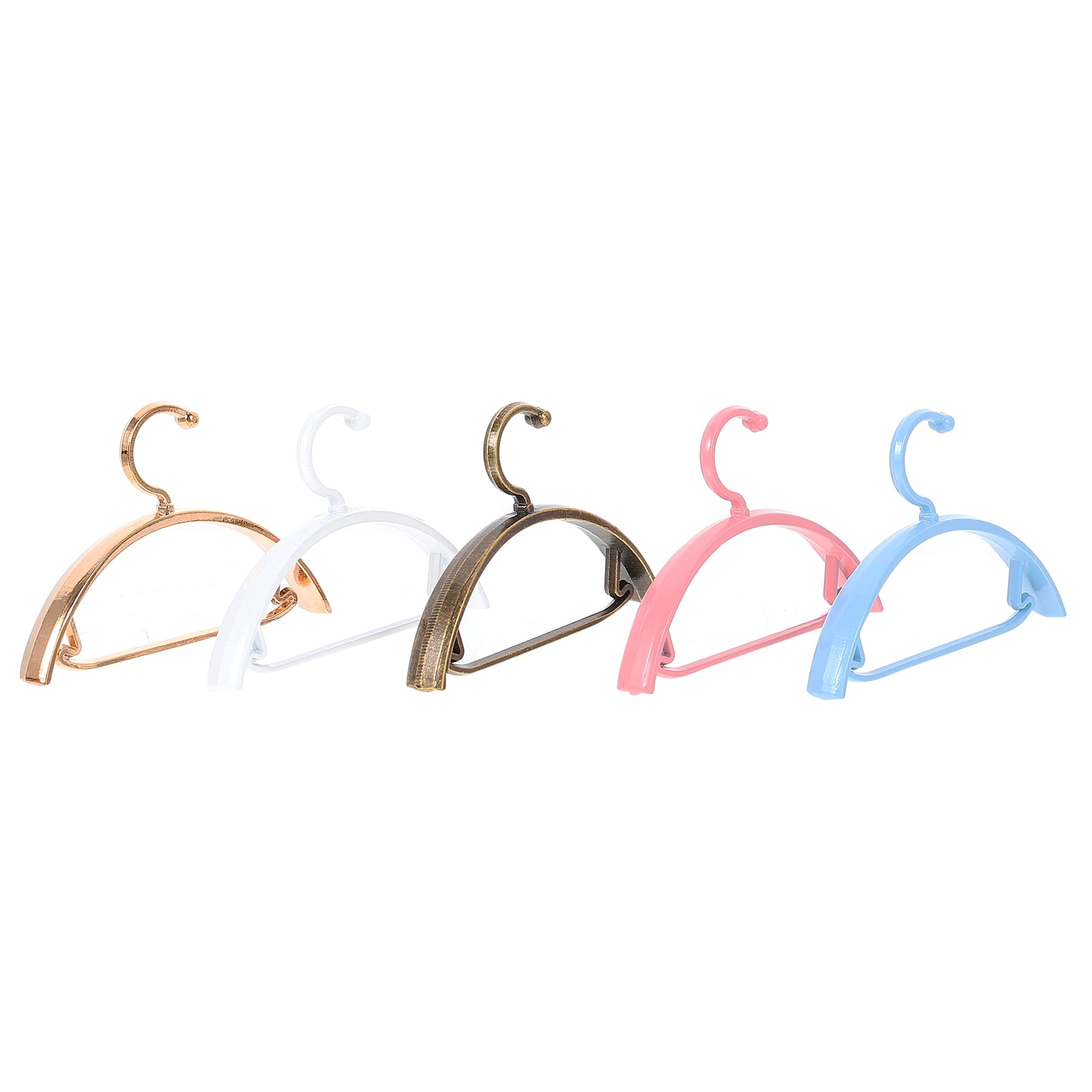 Mini Hanger 25 Pcs Doll Clothes Support Clothing Rack Coat Hangers ...