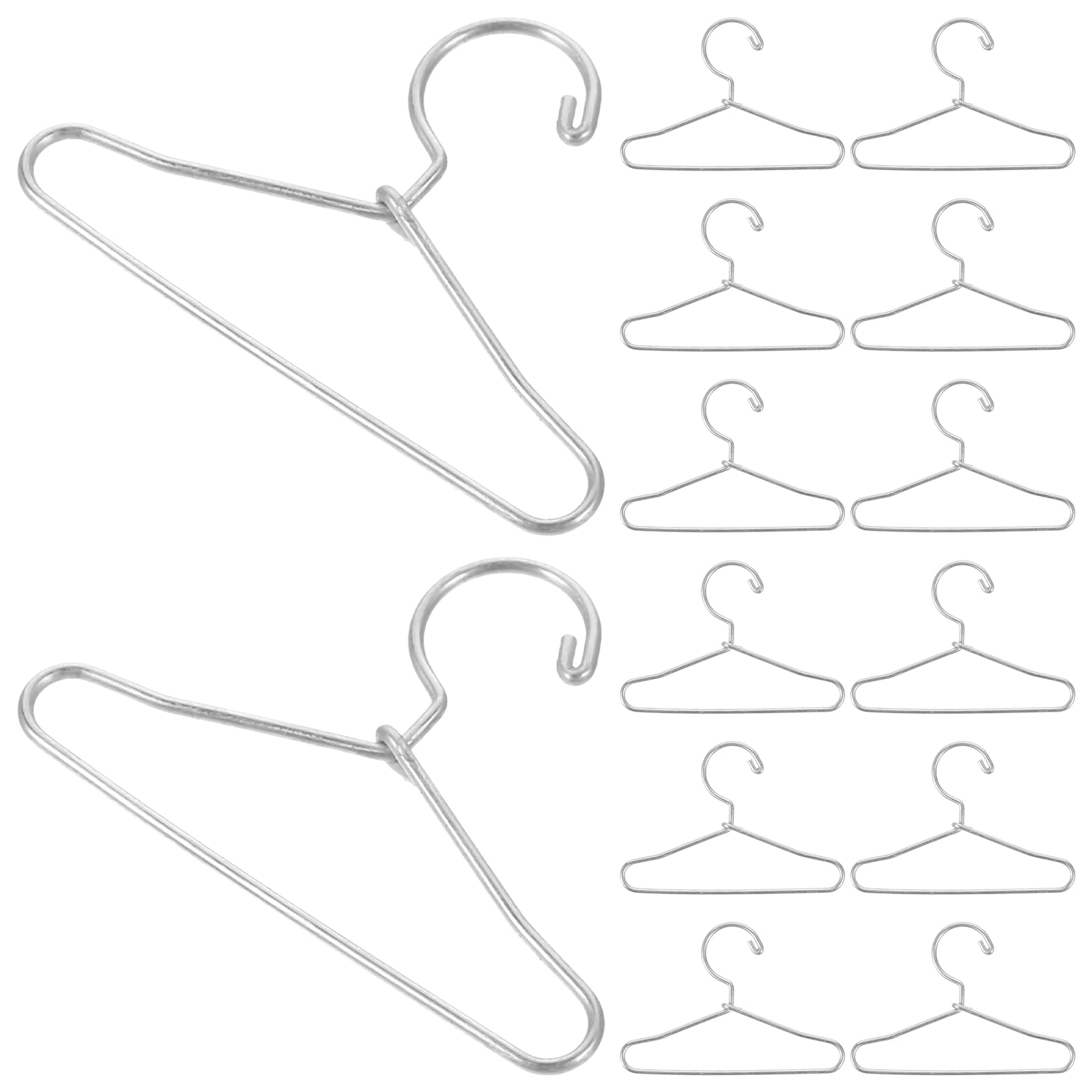 Mini Hanger Clothes Models Small Space Storage Dollhouse Accessories ...