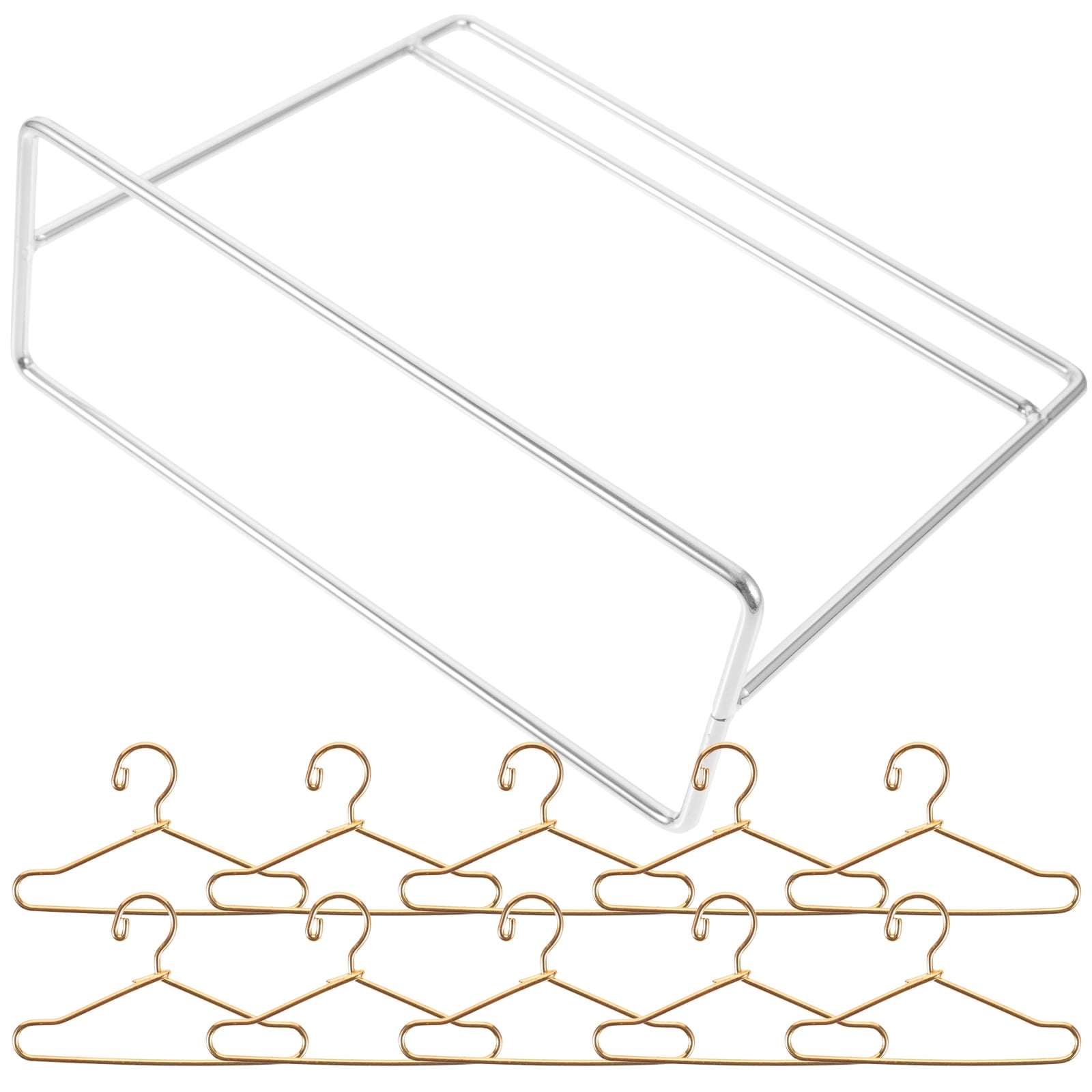 Mini Hanger Miniature Kid Hangers Doll Apparel Office Decor for Women ...