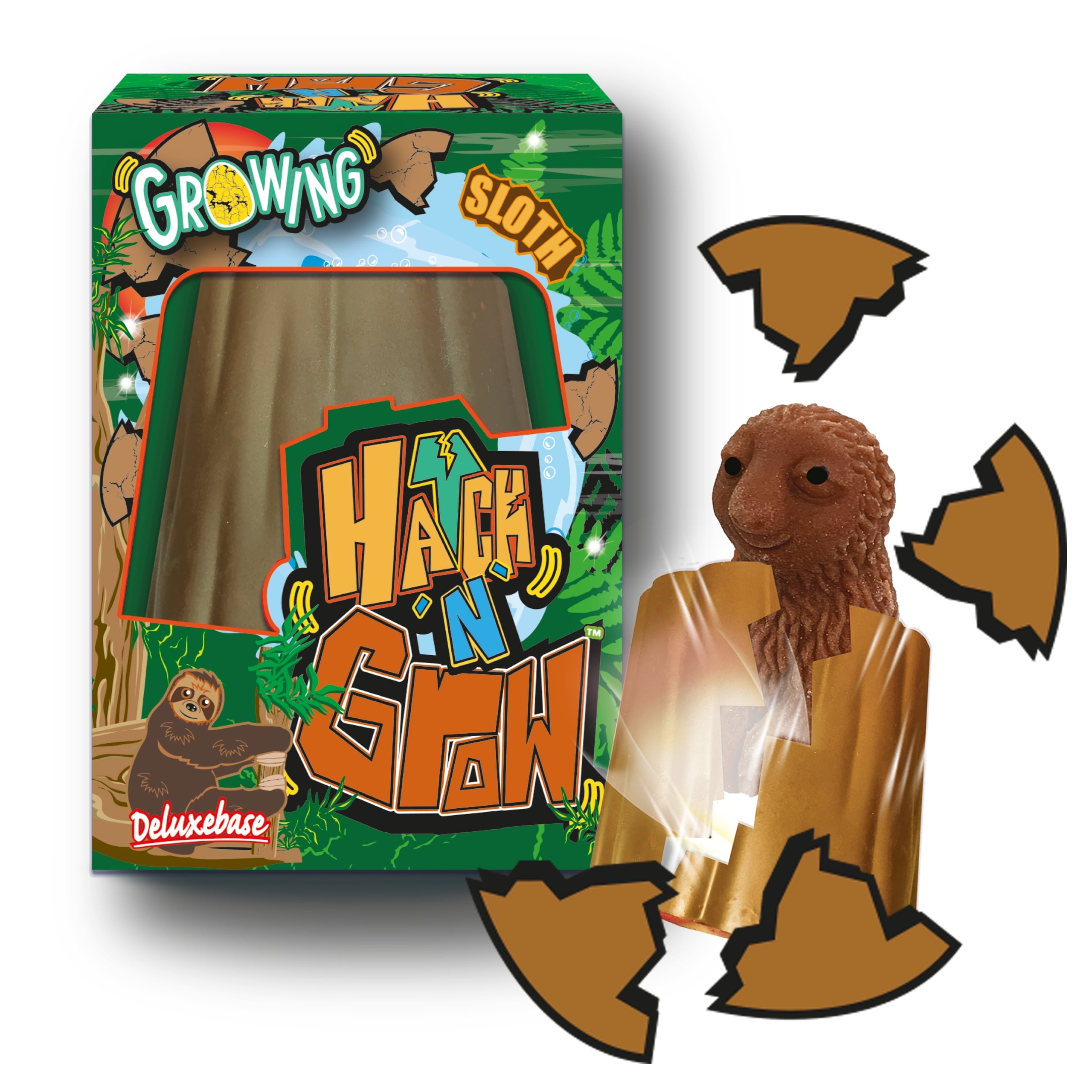Mini Hatch 'N' Grow - Sloth from Deluxebase. Water-Activated Hatching ...