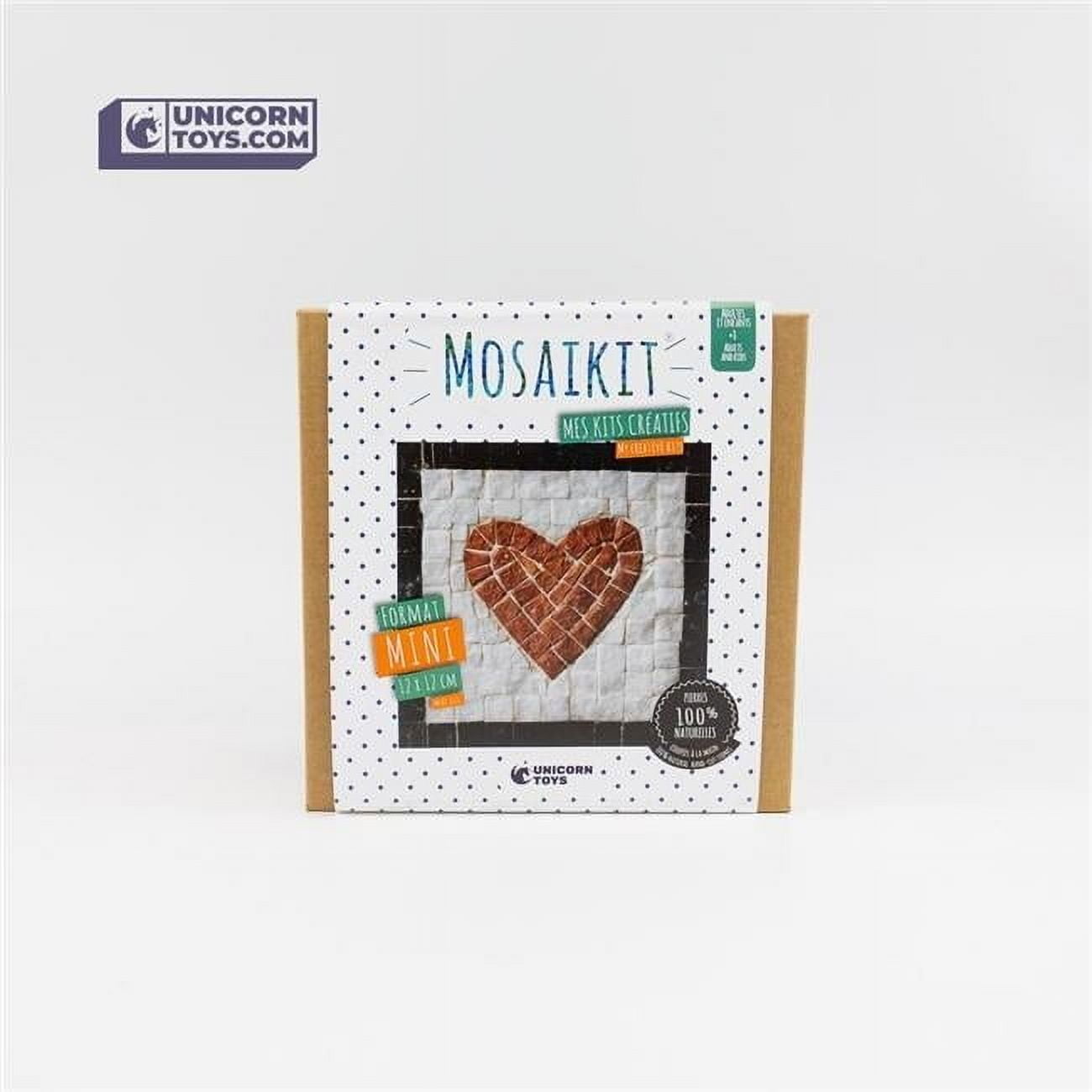 Mini Heart Mosaic Kit - Natural Stone Art DIY Kit - Walmart.com