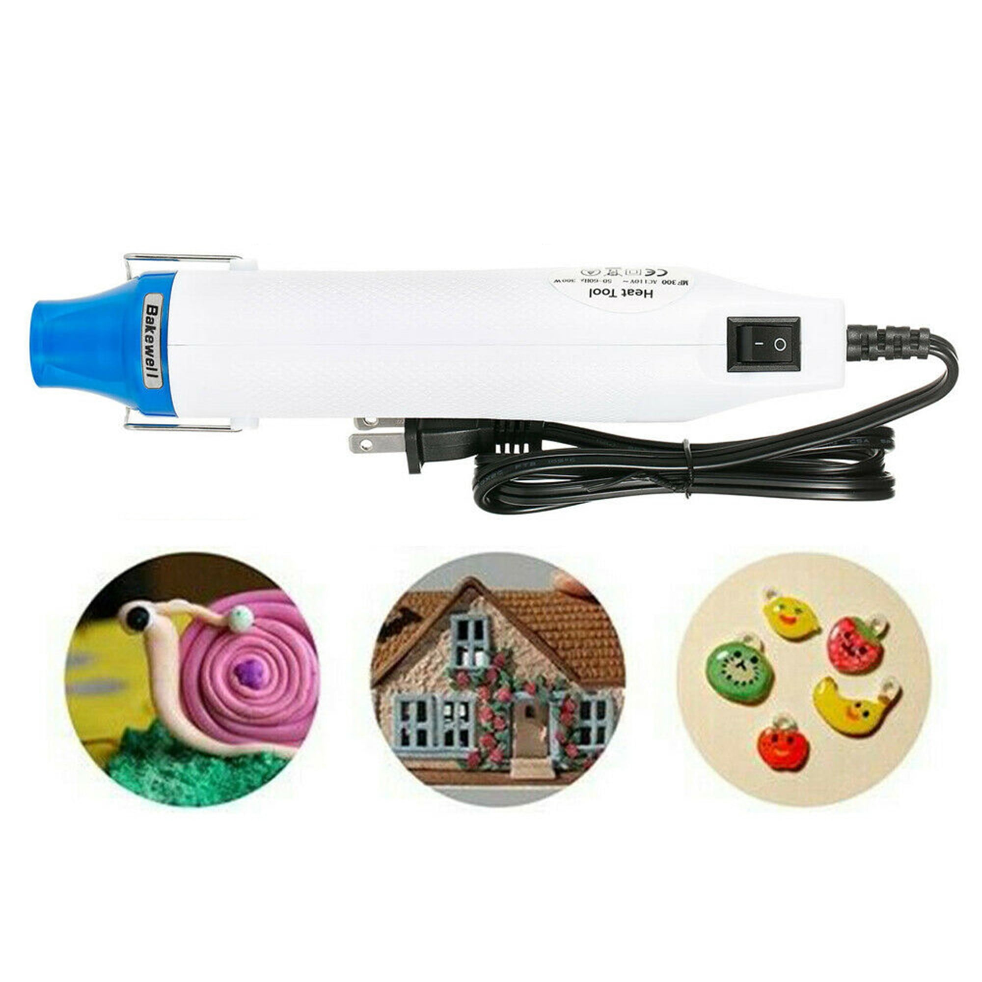 Mini Heat Gun Tool, Electric 300W Heating Nozzle Portable Hot Air Gun ...