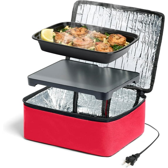 Mini Heated Lunch Box - Portable Electric Food Warmer for Men and Women ...
