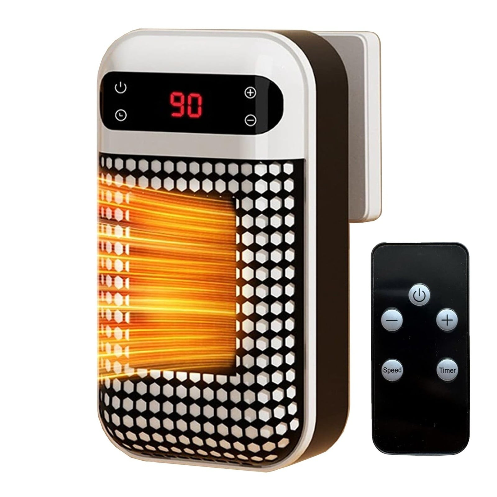 Mini Heater,Mini Plug in Heater,Small Wall Outlet Heating with ...