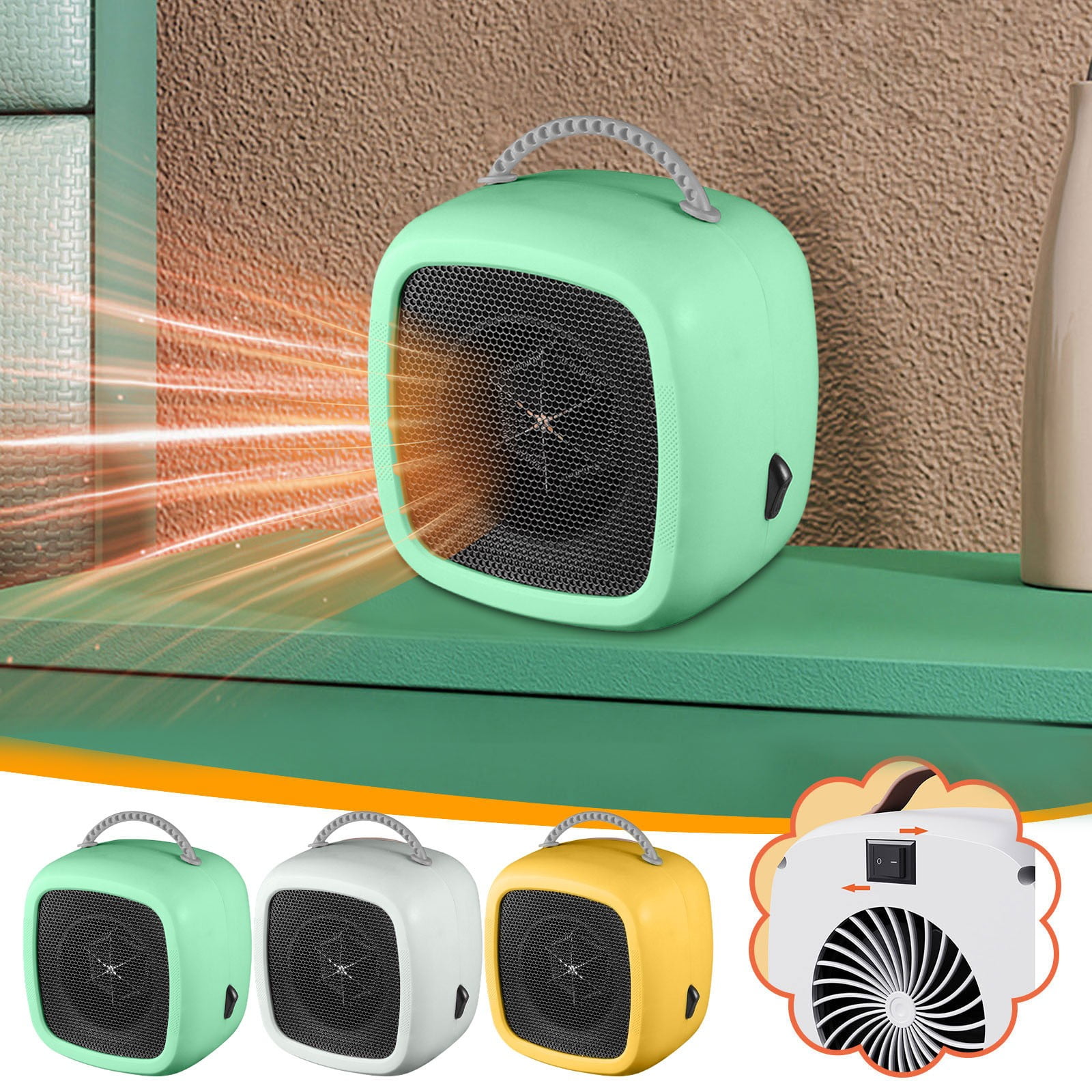 Mini Heater,Small Heater,Small Space Heater,Portable Heater,Mini ...
