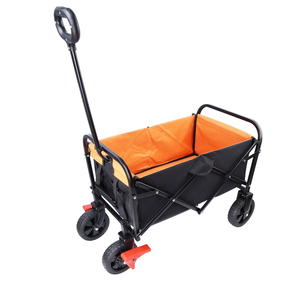 Mini Heavy Duty Foldable Wagon Carts with Brake, Compact Foldable ...