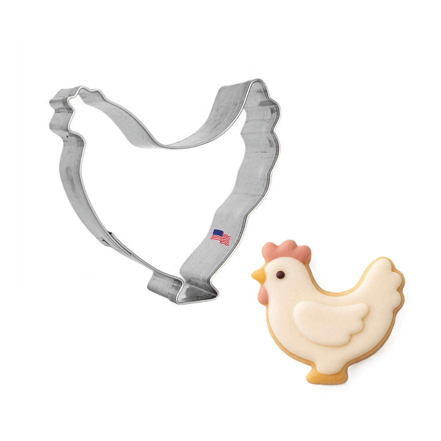 Mini Hen Chicken Cookie Cutter 1.75 inches A1070 - The Cookie Cutter ...