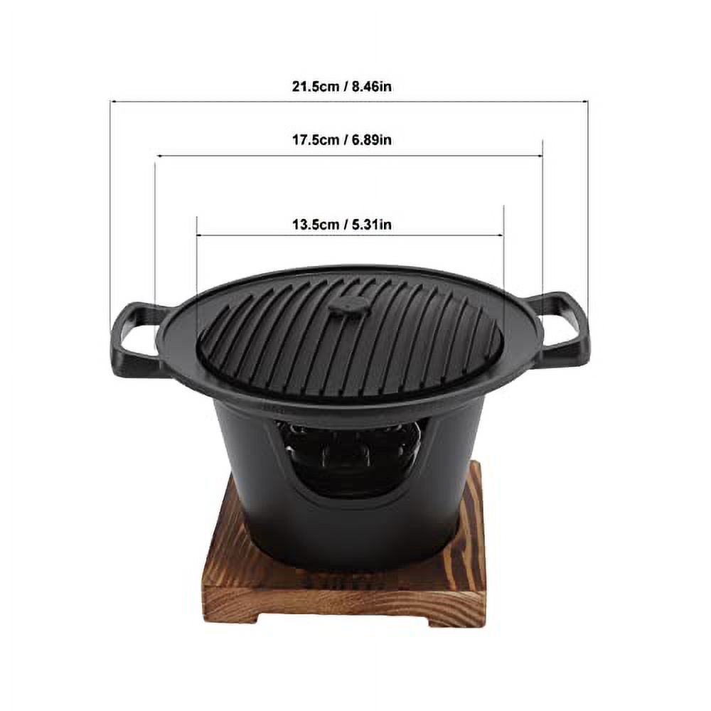 Mini Hibachi Grill, Japanese Korean Style Single Serving Yakiniku Grill ...
