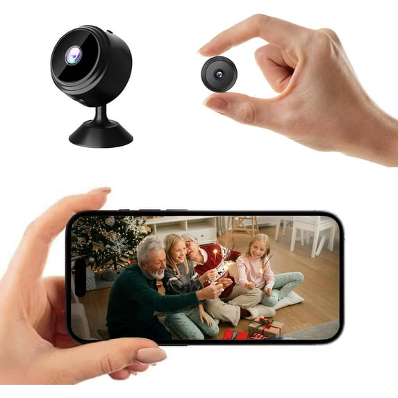 Mini Hidden Camera, Spy Camera, 1080P WiFi Wireless Miniguard Cam, AI ...