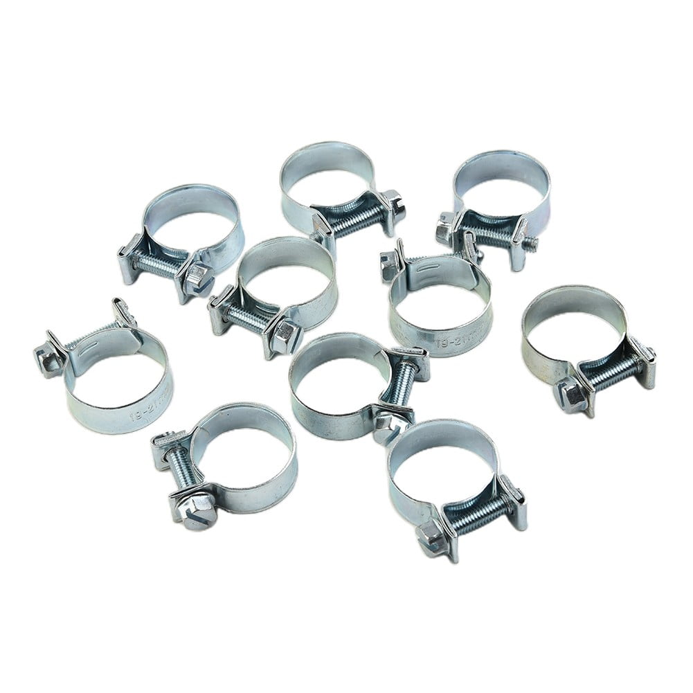 Mini Hose Clips Nut and Bolt Fuel Line Clamps Petrol Pipe Diesel Air ...