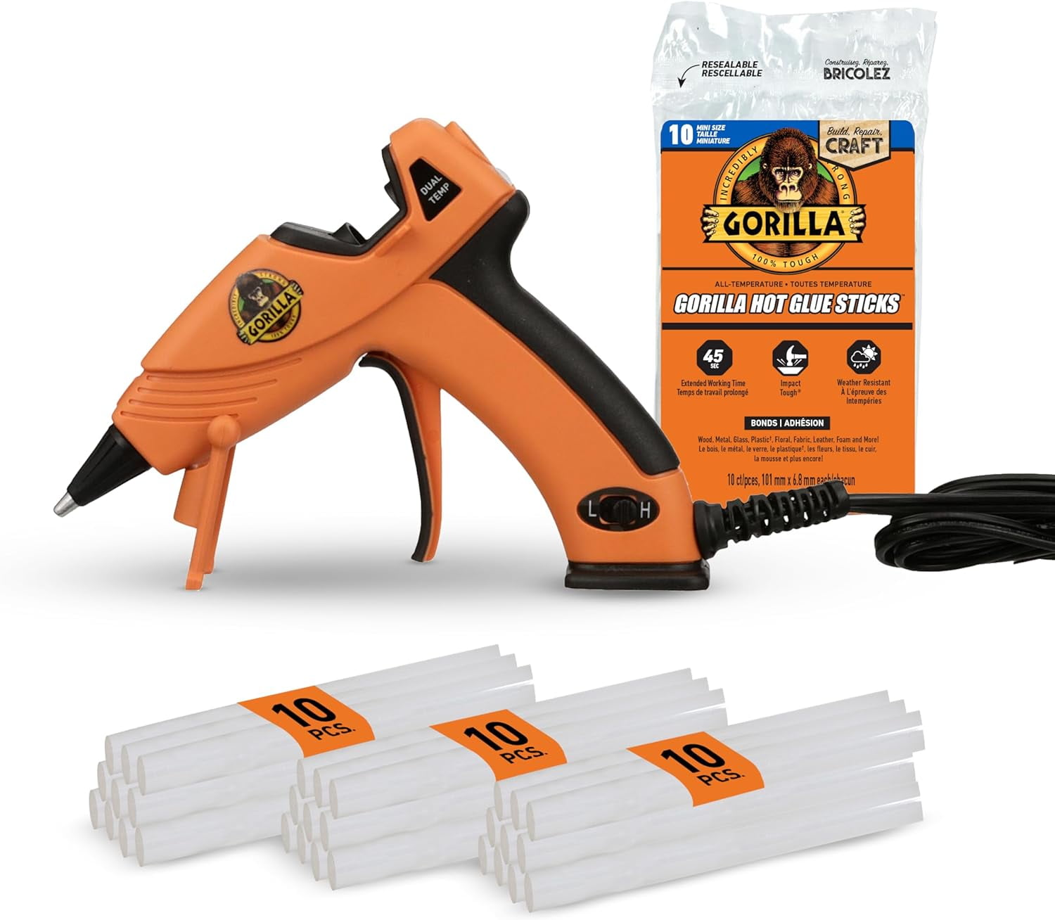 Mini Hot Glue Gun Kit (Pack of 1 Mini Hot Glue Gun and 30 Sticks ...