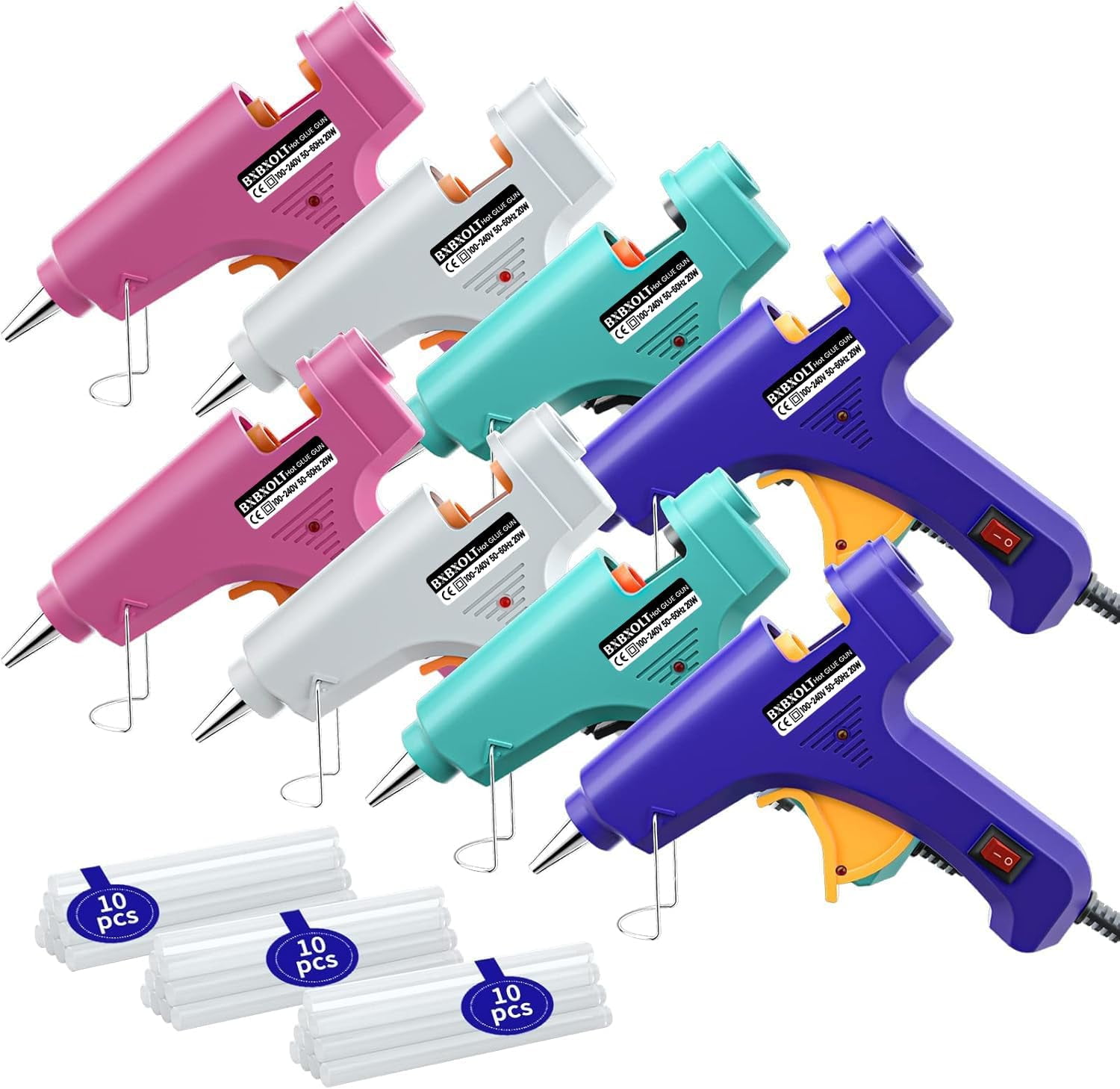 Mini Hot Glue Gun Set for Class Project, Small Glue Gun Hot Melt Arts ...