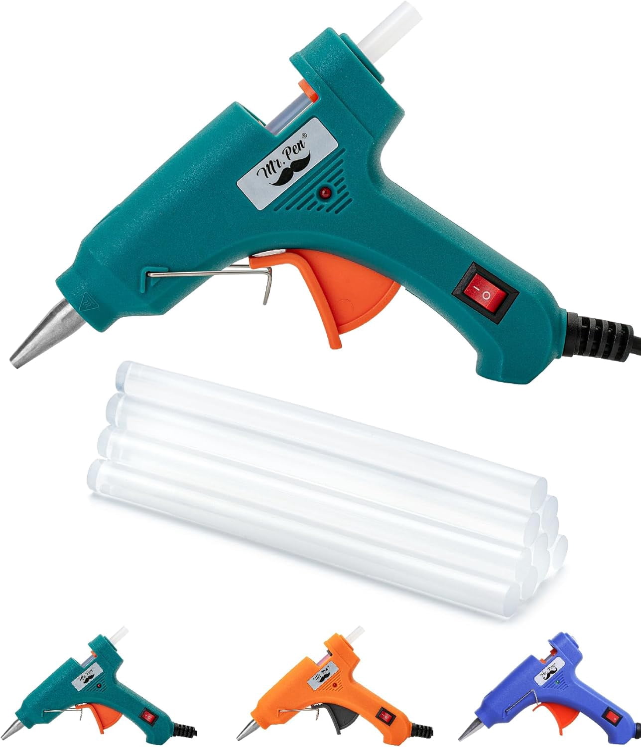 Mini Hot Glue Gun and Sticks Set, Heavy Duty with 10 pcs - Walmart.com