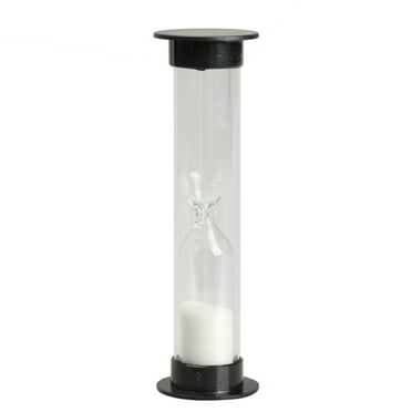 Large 3 Minutes and 25 Seconds Hourglass with Brushed Bronze Metal ...