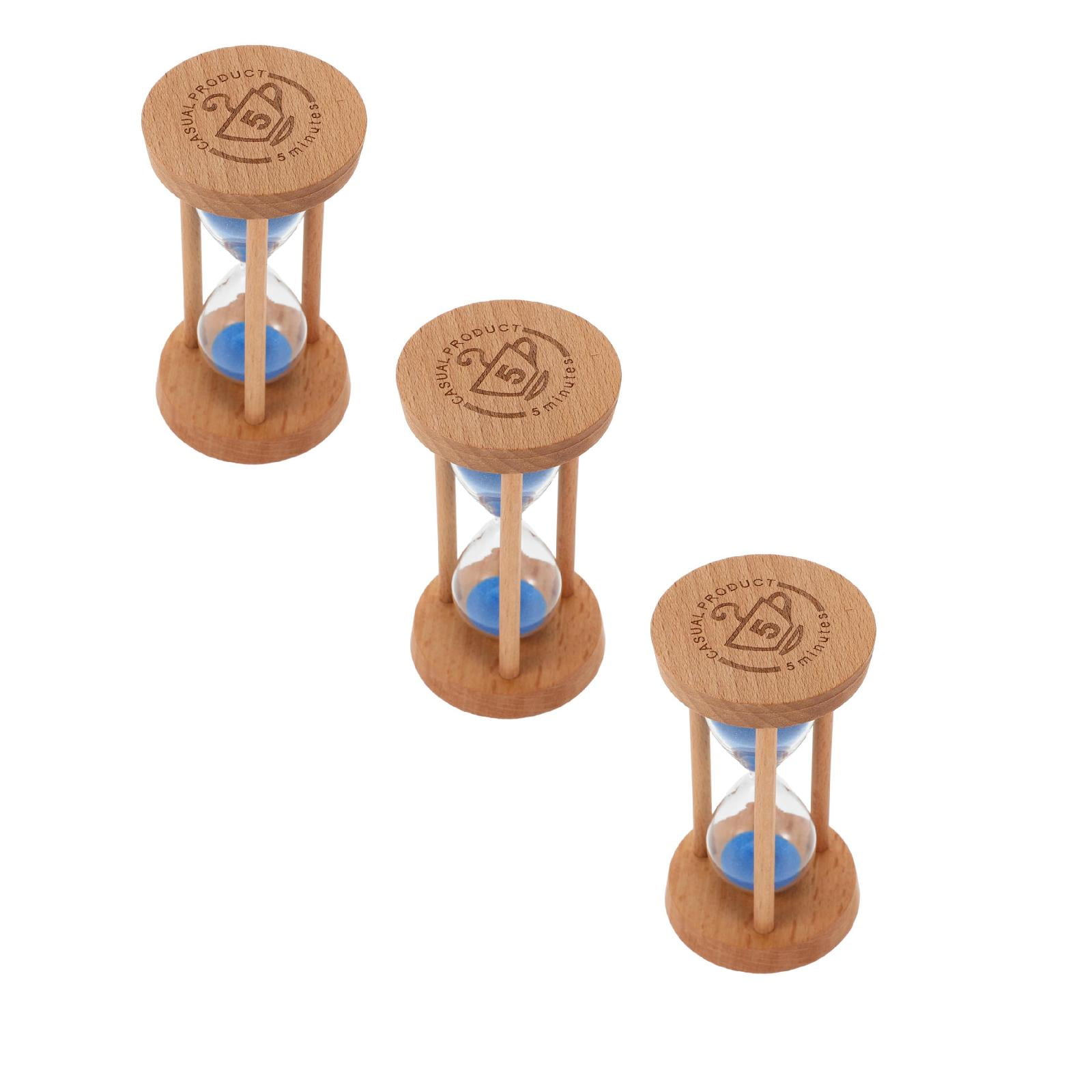 Mini Hourglass Wooden Hourglass Hourglass Timer Glass Hourglass Wooden ...