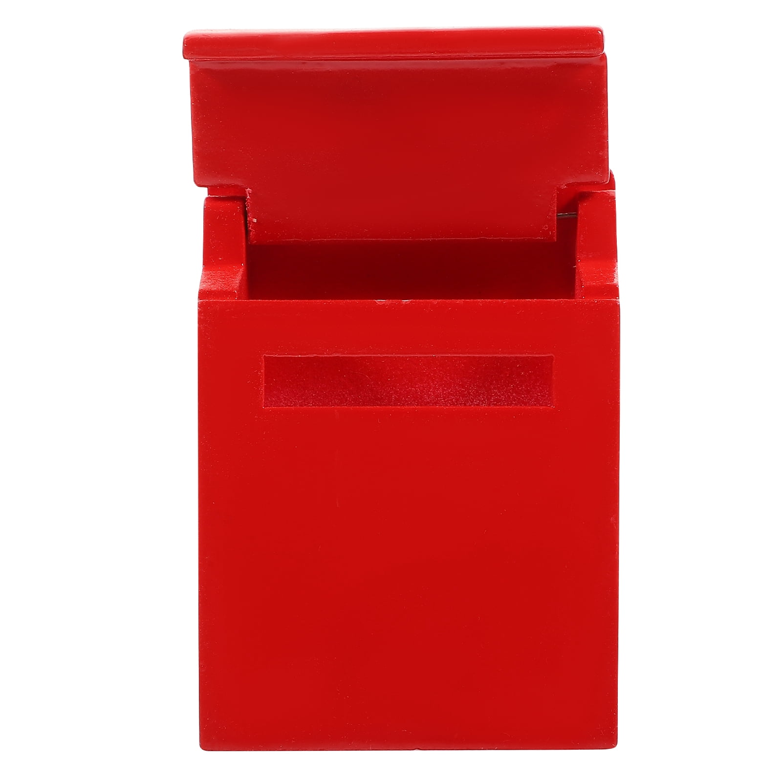 Mini House Mailbox Decor Wooden Mailbox Statue Miniature Mailbox Model ...