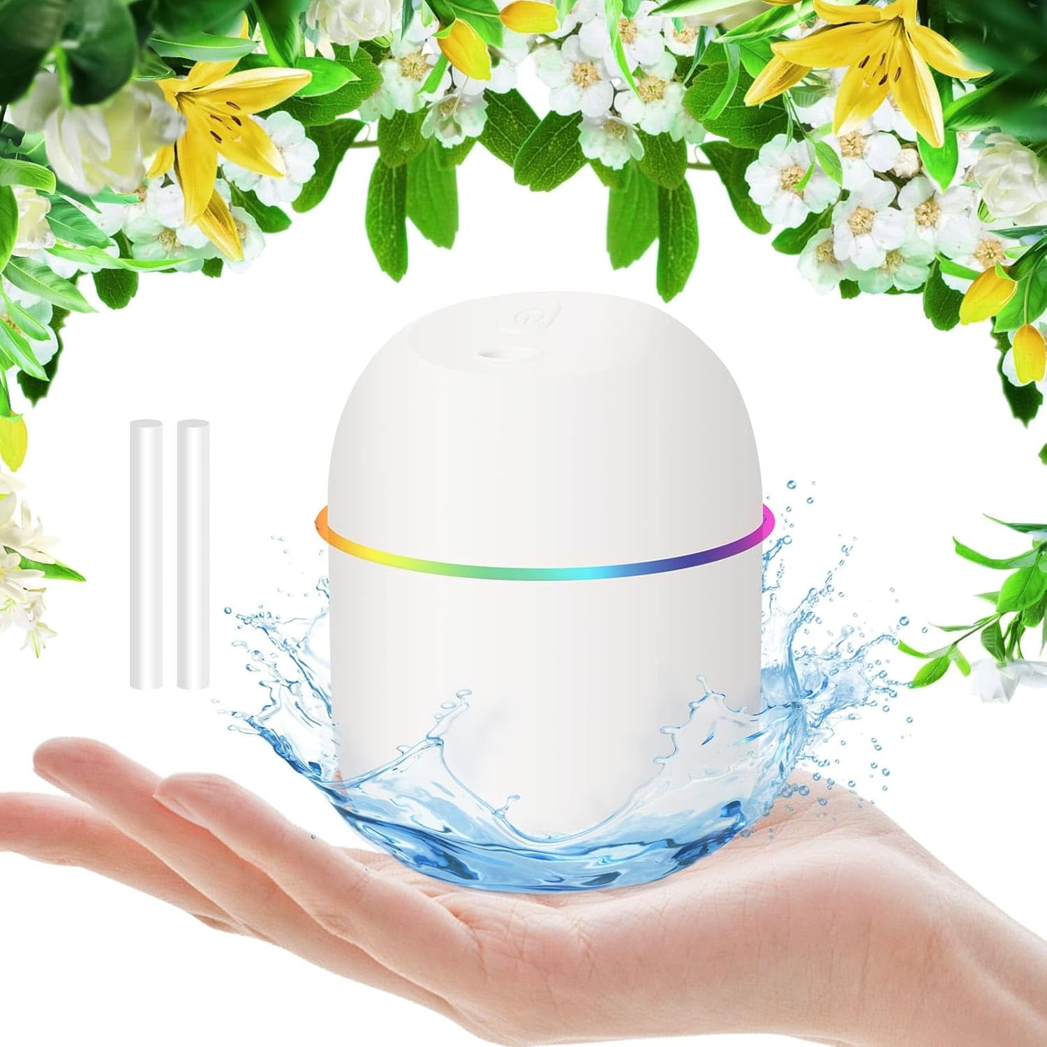 Mini Humidifier for Plants Nano-Mist Small Humidifiers for Bedroom, Humidifier for Plants ...