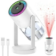 AWLYLNLL Colorful Cool Mini Humidifier, USB Personal Desktop Humidifier ...