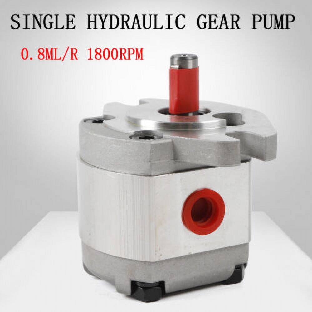 Mini Hydraulic Gear Pump High Pressure Gear Pumps 0.8ml/r Aluminum ...