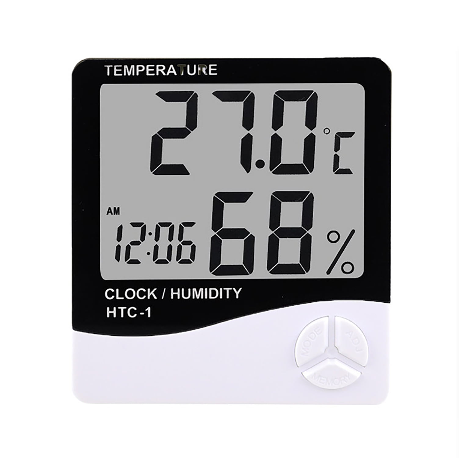 Mini Hygrometer Thermometer with Large Digital View Indoor Thermometer ...
