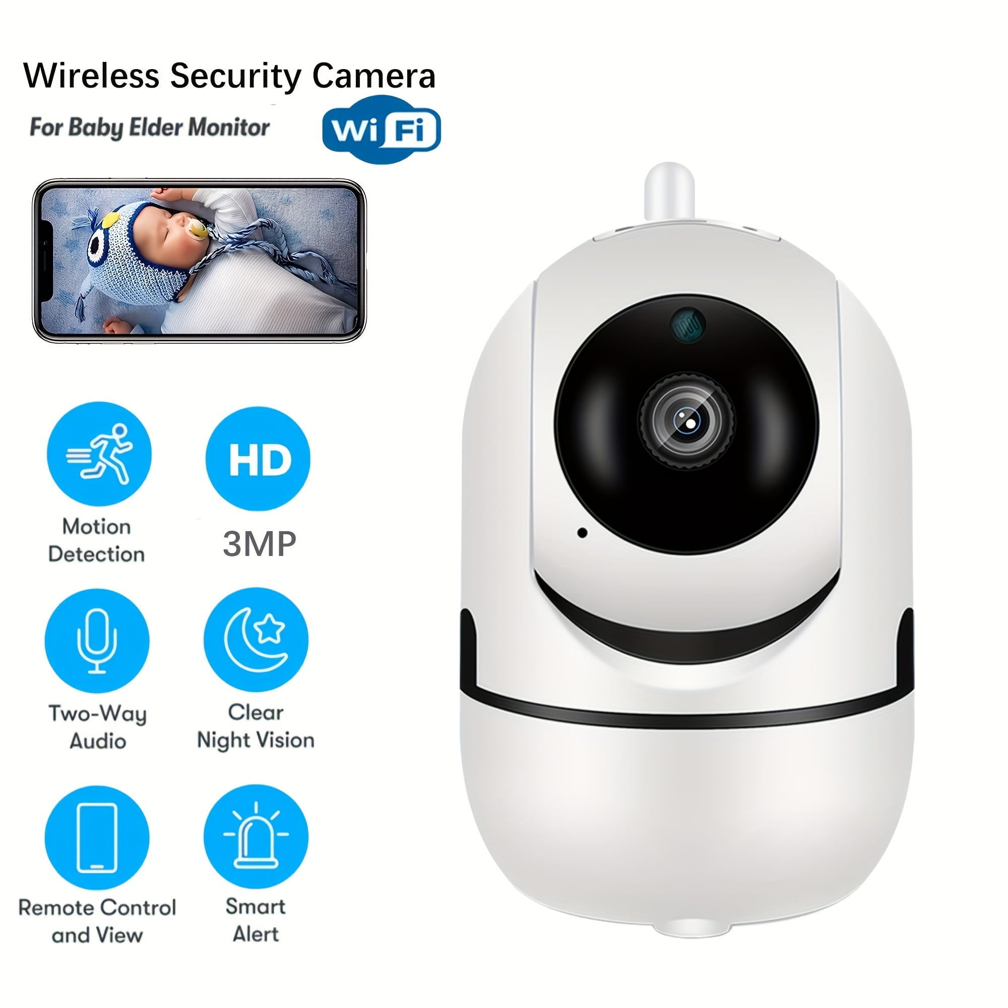 Mini IP Camera Smart Home 1080P Indoor Wireless Camaras Night Vision ...