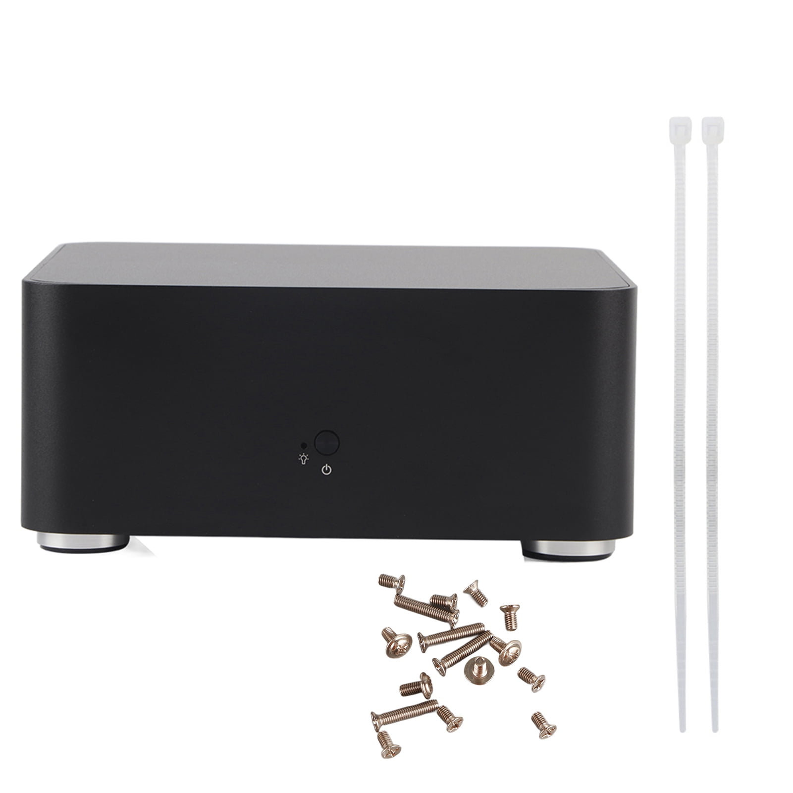 Mini ITX Computer Case Aluminum Alloy HTPC Case Mini PC Computer Case ...