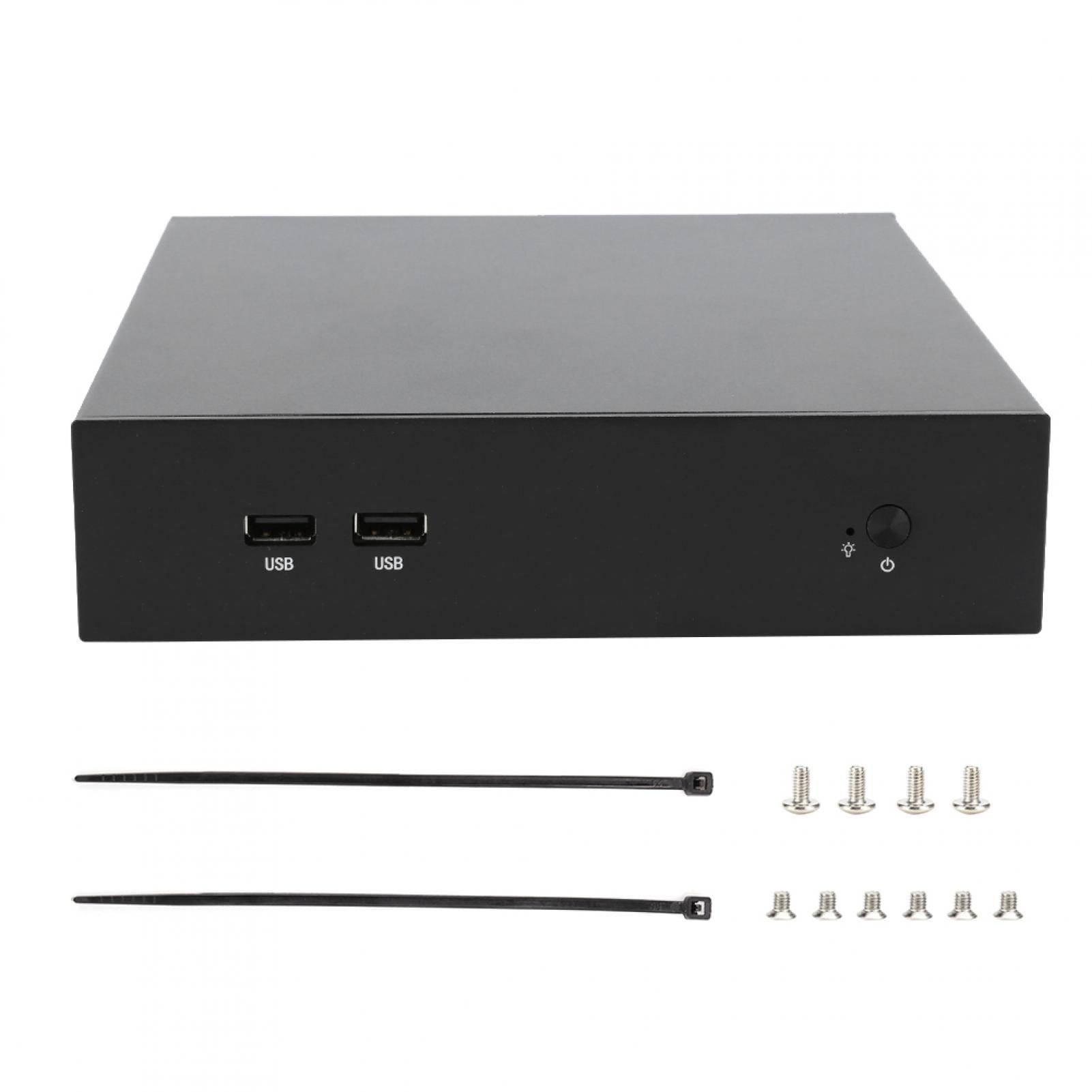 Mini ITX Desktop Case for Home Theater PCs, T44 Style Compact HTPC ...