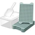 Mini Ice Cube Tray for Freezer: Nugget Ice Cube Tray with Bin - Crushed ...