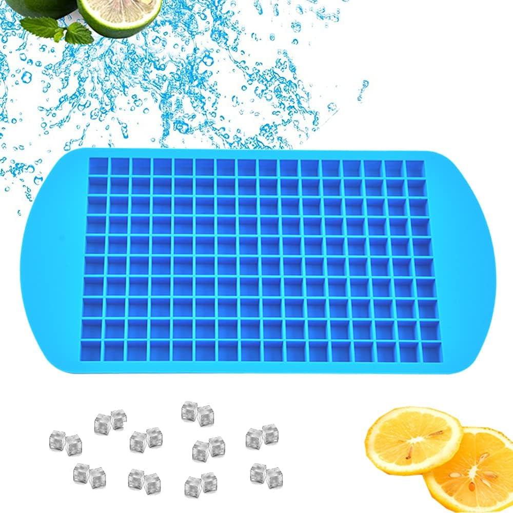 Mini Ice Cube Trays 160 Grids Silicone Cube Kitchen Refrigerator Mold ...